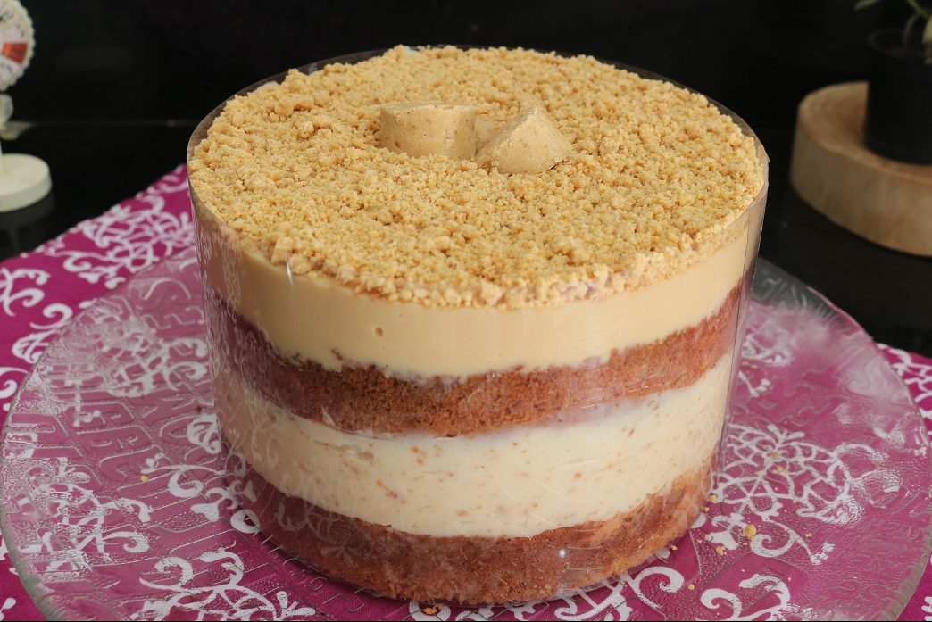 Bolo Tsunami de Paçoca - Cakes House